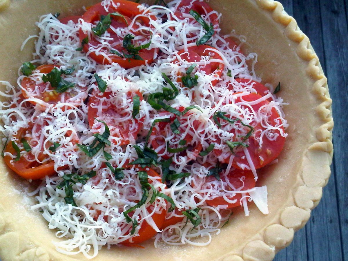 tomato basil pie | Jax House